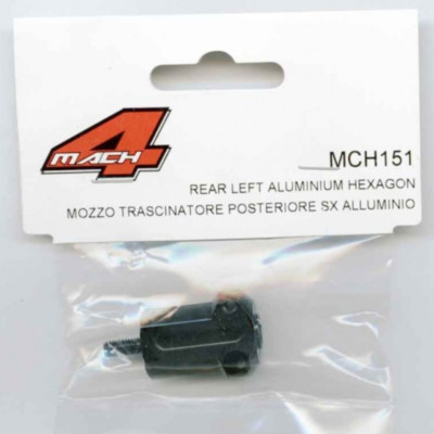 MACH4 MCH151 Aluminum Rear Left Hex F1 RC Car Formula One Kit Racing ...