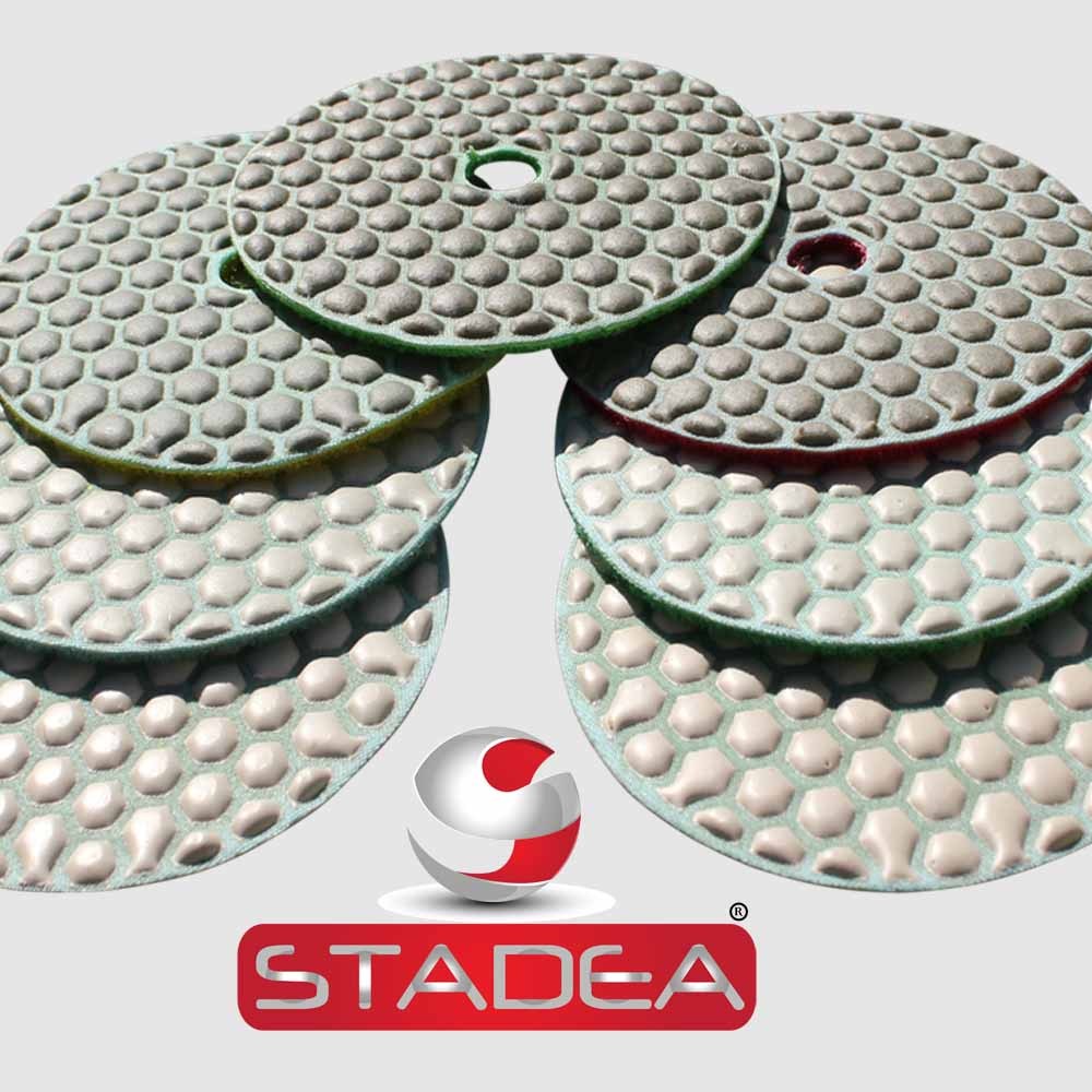 Stadea Concrete Diamond Polishing Pads Dry Sanding Discs 4" Granite ...