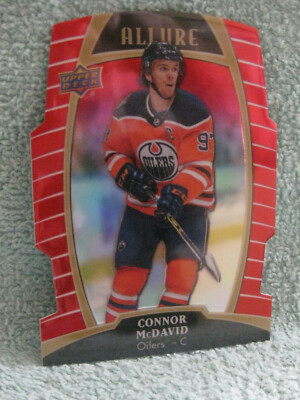 2019-20 Upper Deck Allure Red Rainbow Connor McDavid #1 Edmonton Oilers ...