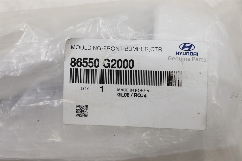 NEW OEM Front Bumper Lower Center Molding 86550G2000 for Hyundai Ioniq ...