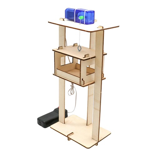 Wooden Elevator Toys Children Physical Discovery Gift Function ...