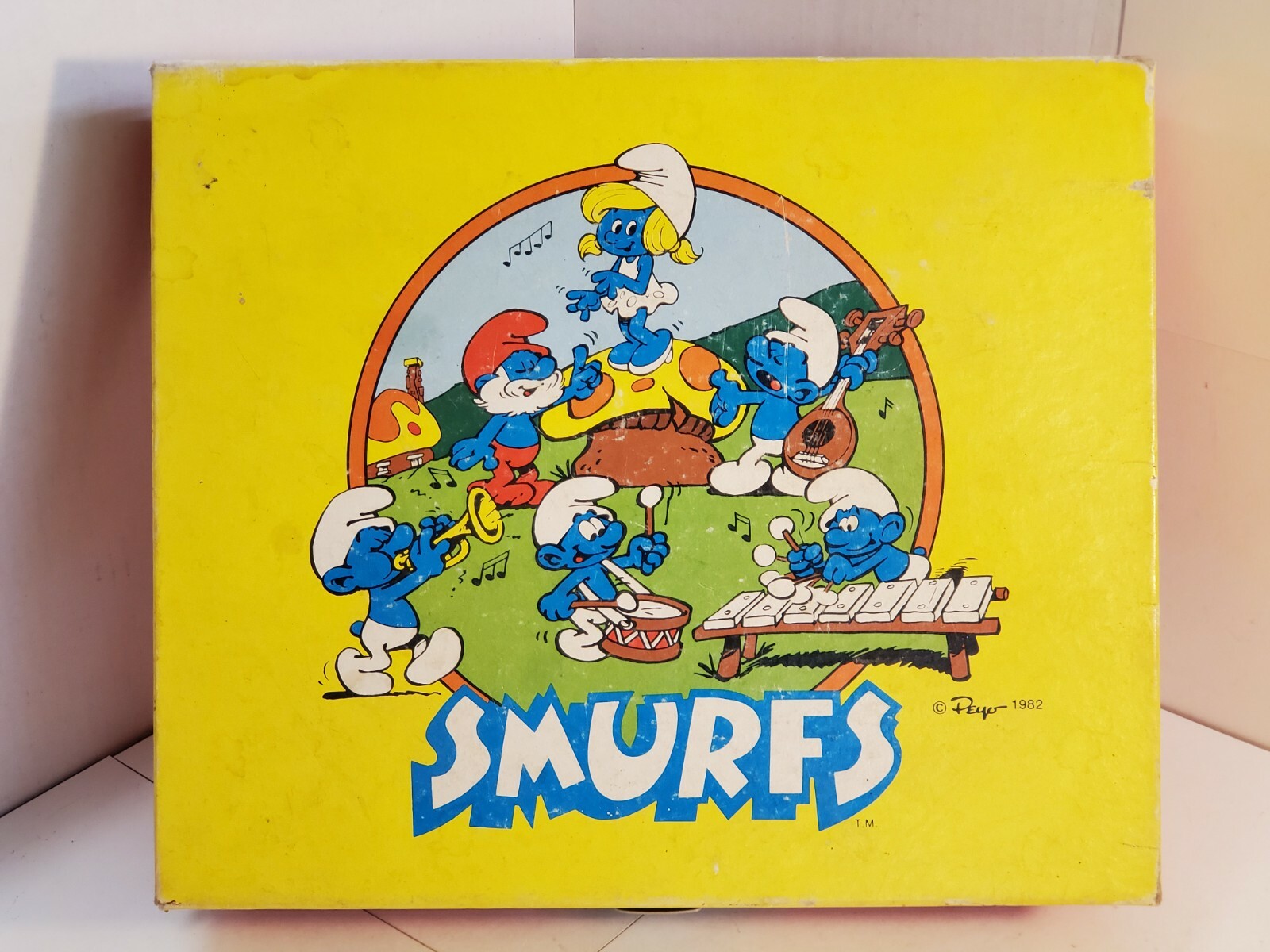 Vanity Fair - Vintage 1982 Smurfs Portable Turntable Record Player ...