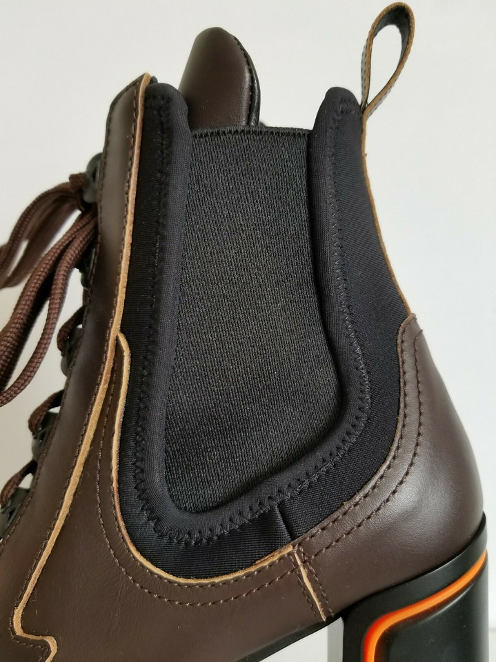 PRAD A FUNKY PLATFORM LACE UP LOGO SNEAKER BOOTS EU 39.5 I LOVE SHOES ...