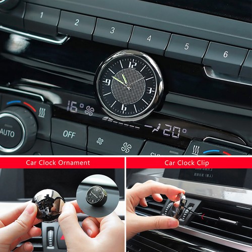 Car Dashboard Clock Automotive Time Displayer Decoration Kit With ...