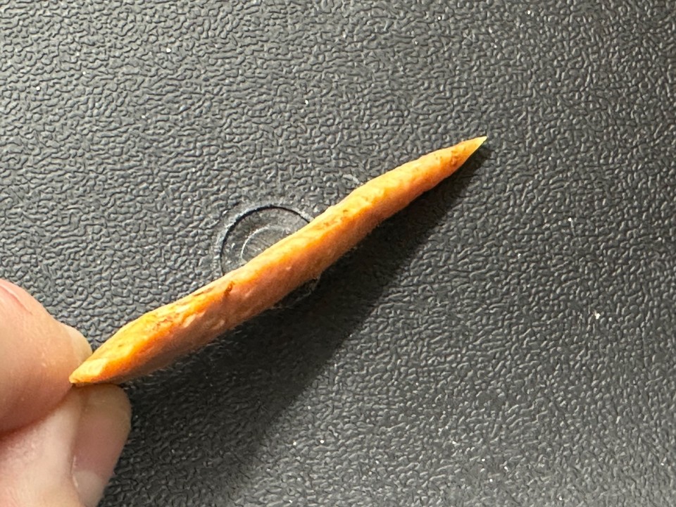 2 5/16" Serrated Fort Ancient Triangle from Ohio, Estate Purchase ...