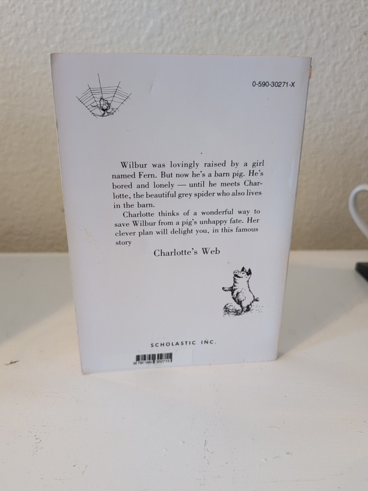 "Charlotte's Web" by E.B. White Childrens -Paperback Book USED | eBay