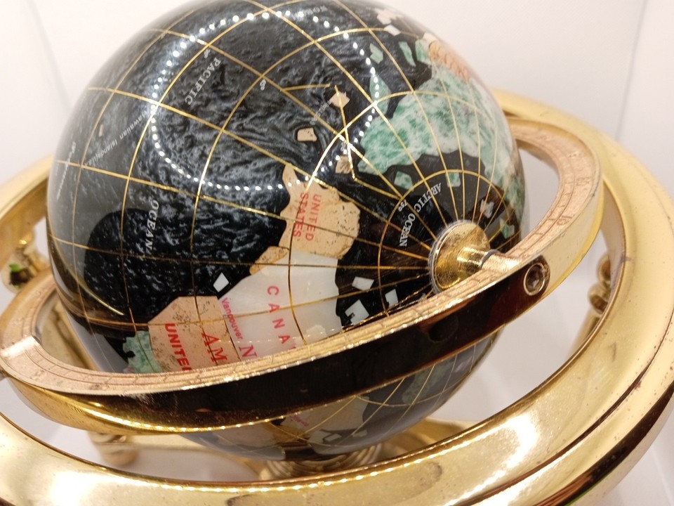 Gemstone World Globe Table Top | eBay UK
