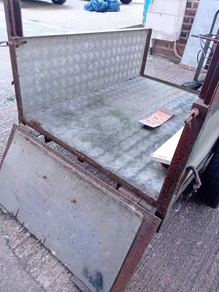 trailer 4ft x 3ft drop down back,removable front | eBay UK