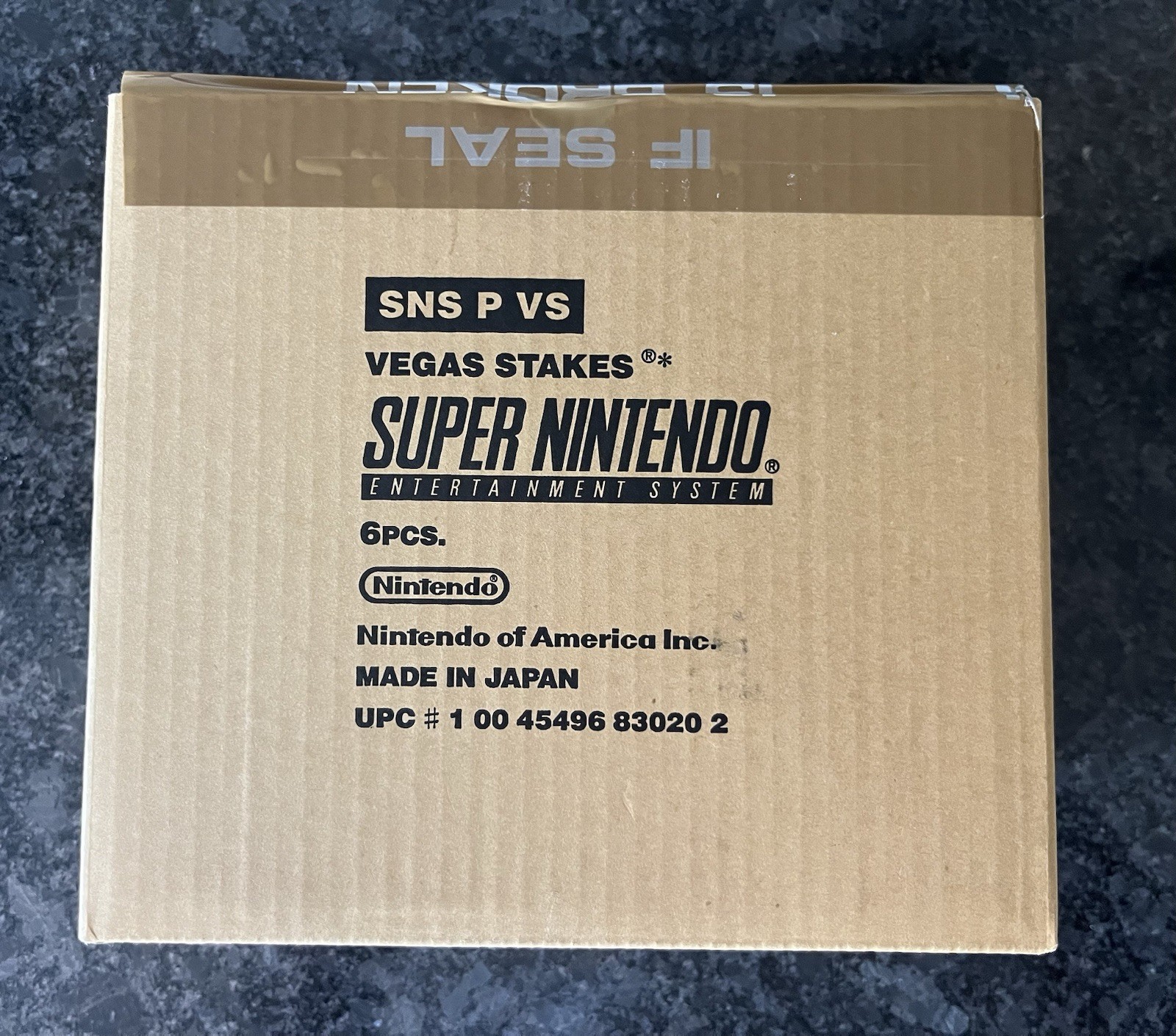 Vegas Stakes (Super Nintendo, 1993) SNES Brand New Factory Sealed Case ...