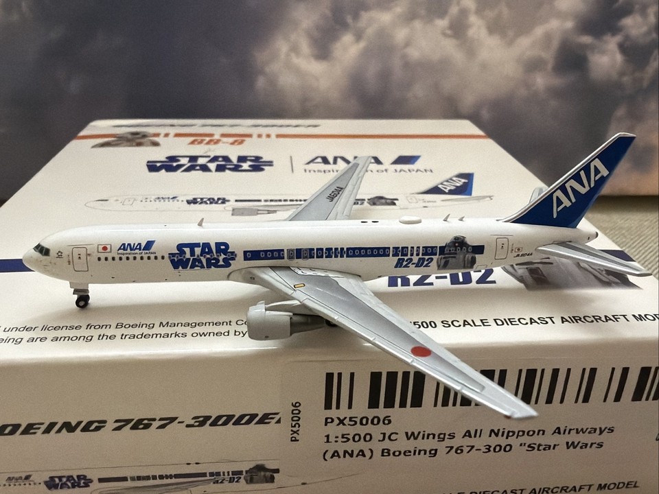JC WINGS ANA “ Star Wars Livery B 767-300ER Reg. JA604A | eBay
