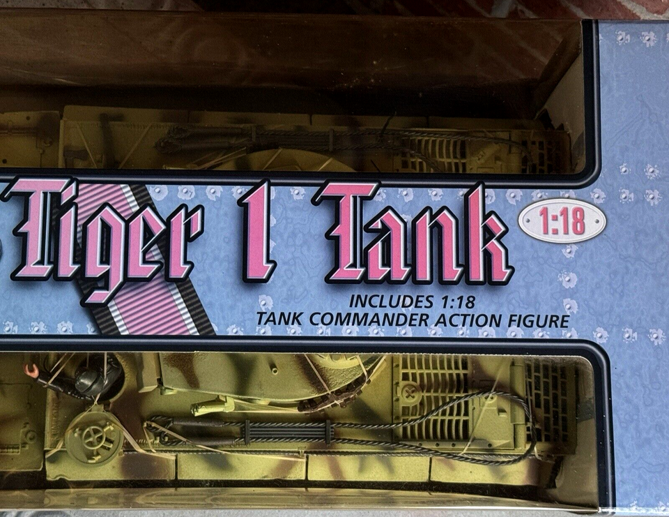 Ultimate Soldier/21st Century Toys German Tiger 1 Tank WWII 1:18 Scale ...