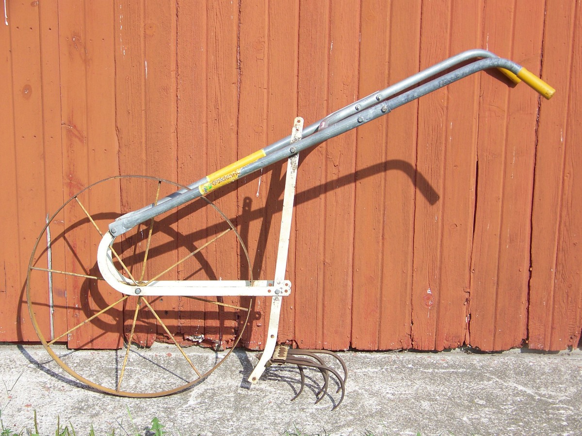 Antique Hand Plow Garden 1800s Era Hand Plow Keeps Family Farm