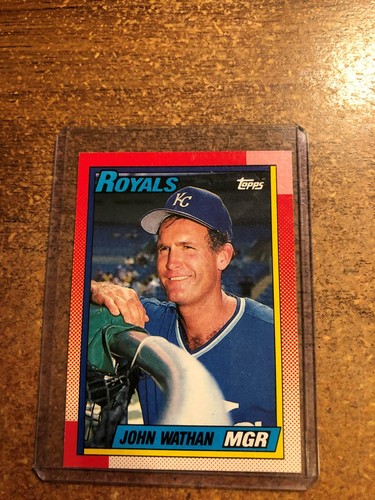 1990 Topps Baseball # 789 John Wathan Royals Manager | eBay