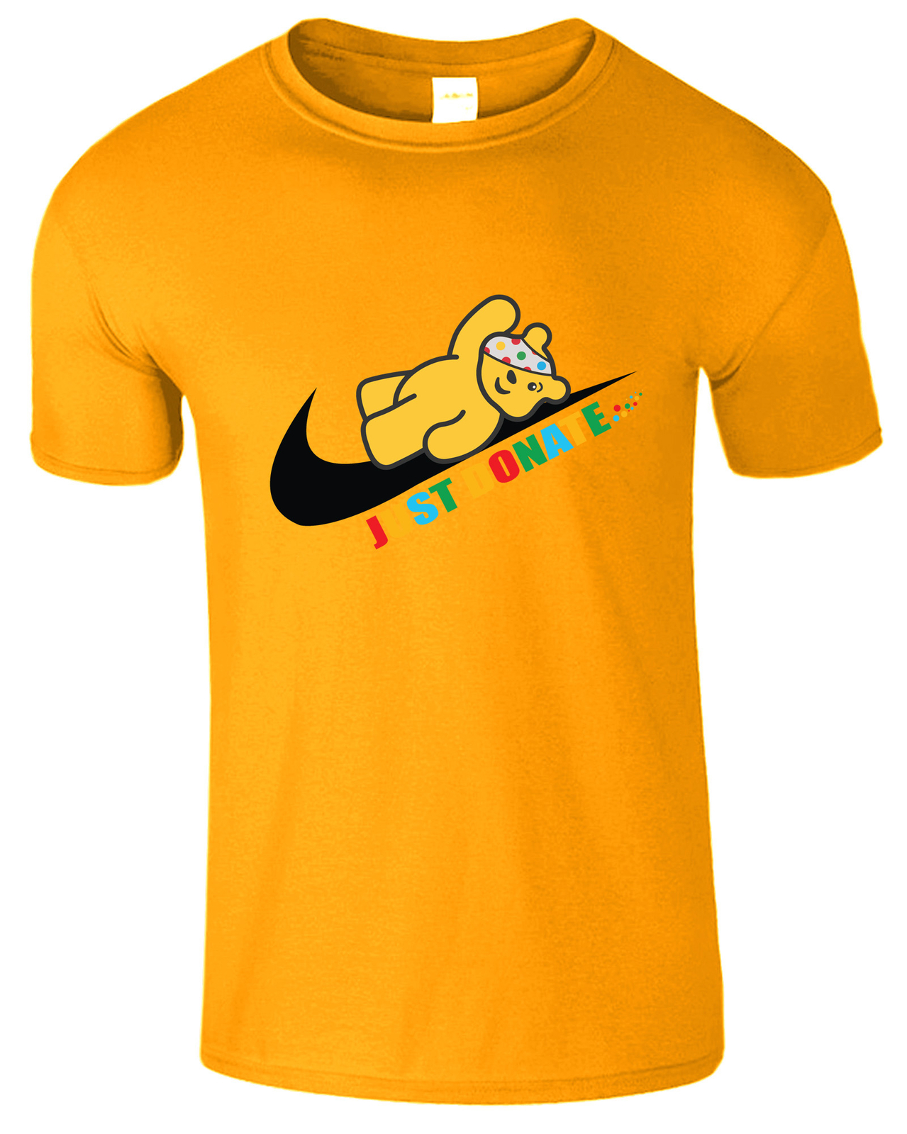 Spotty Day Kids T-Shirt Pudsey Bear Children In Need Boys Girls Tee Top ...