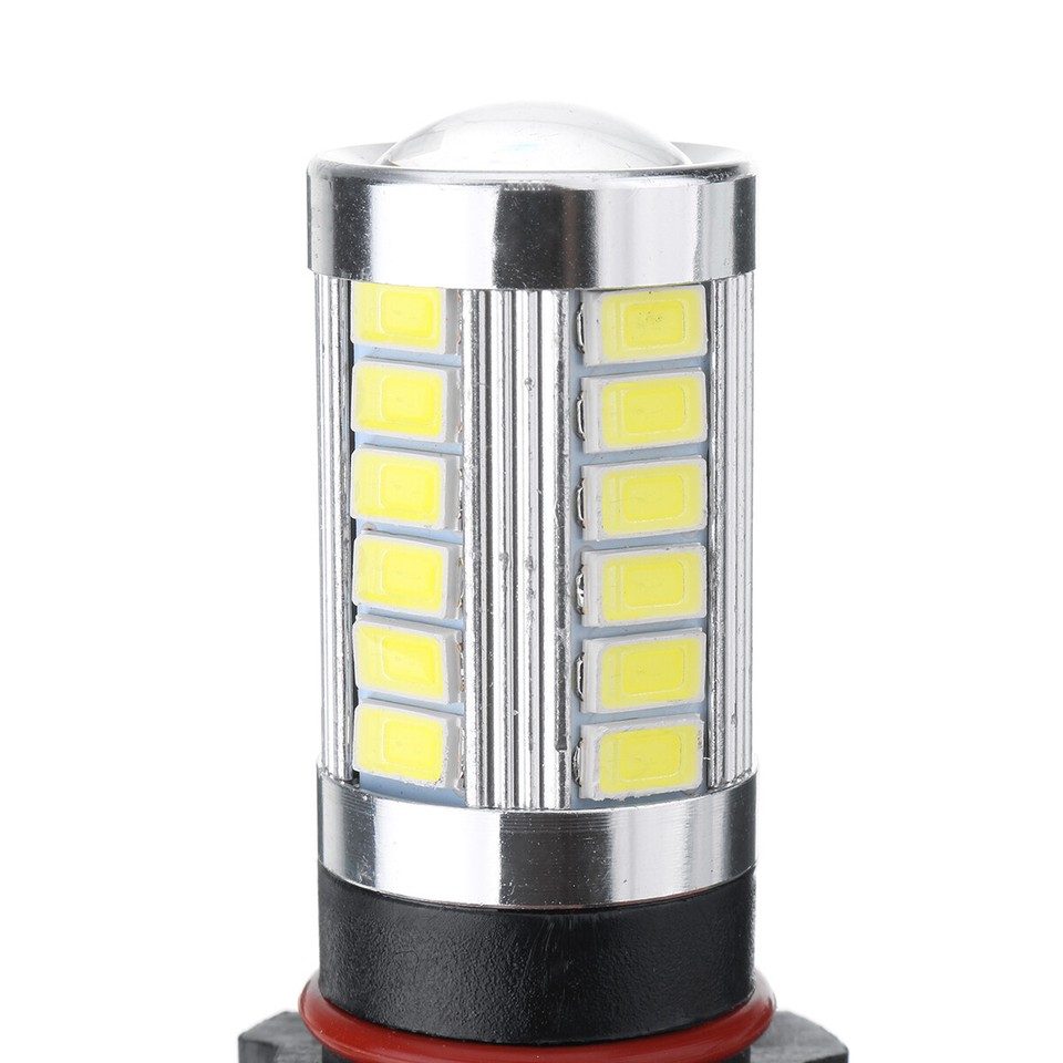 2pcs Xenon White High Power P13W LED Bulbs Daytime Running Lights DRL ...