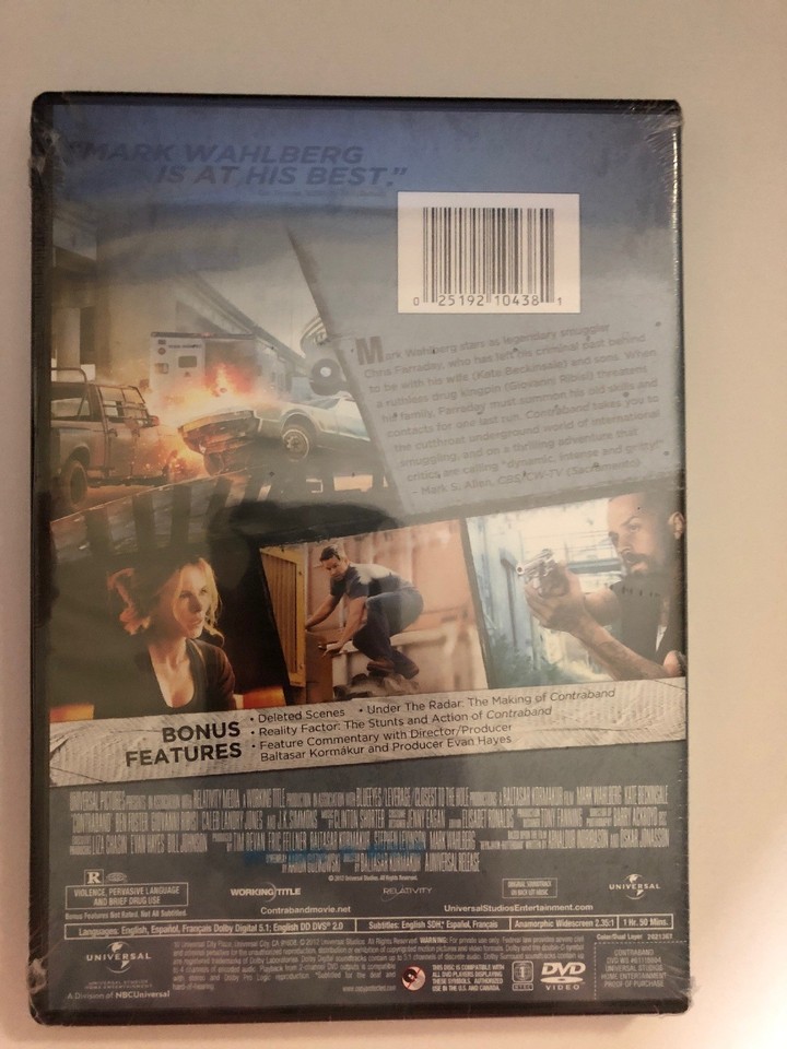 Contraband New DVD Sealed 25192104381| eBay