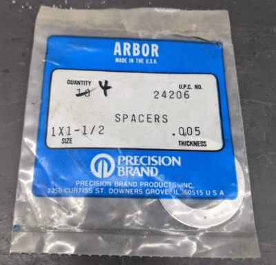 Milling - Arbor Spacer