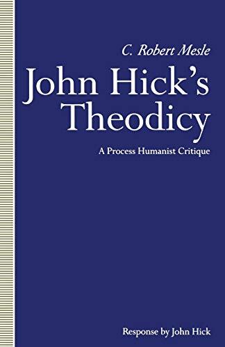 John Hick's Theodicy : A Process Humanist Critique 9781349214372| eBay