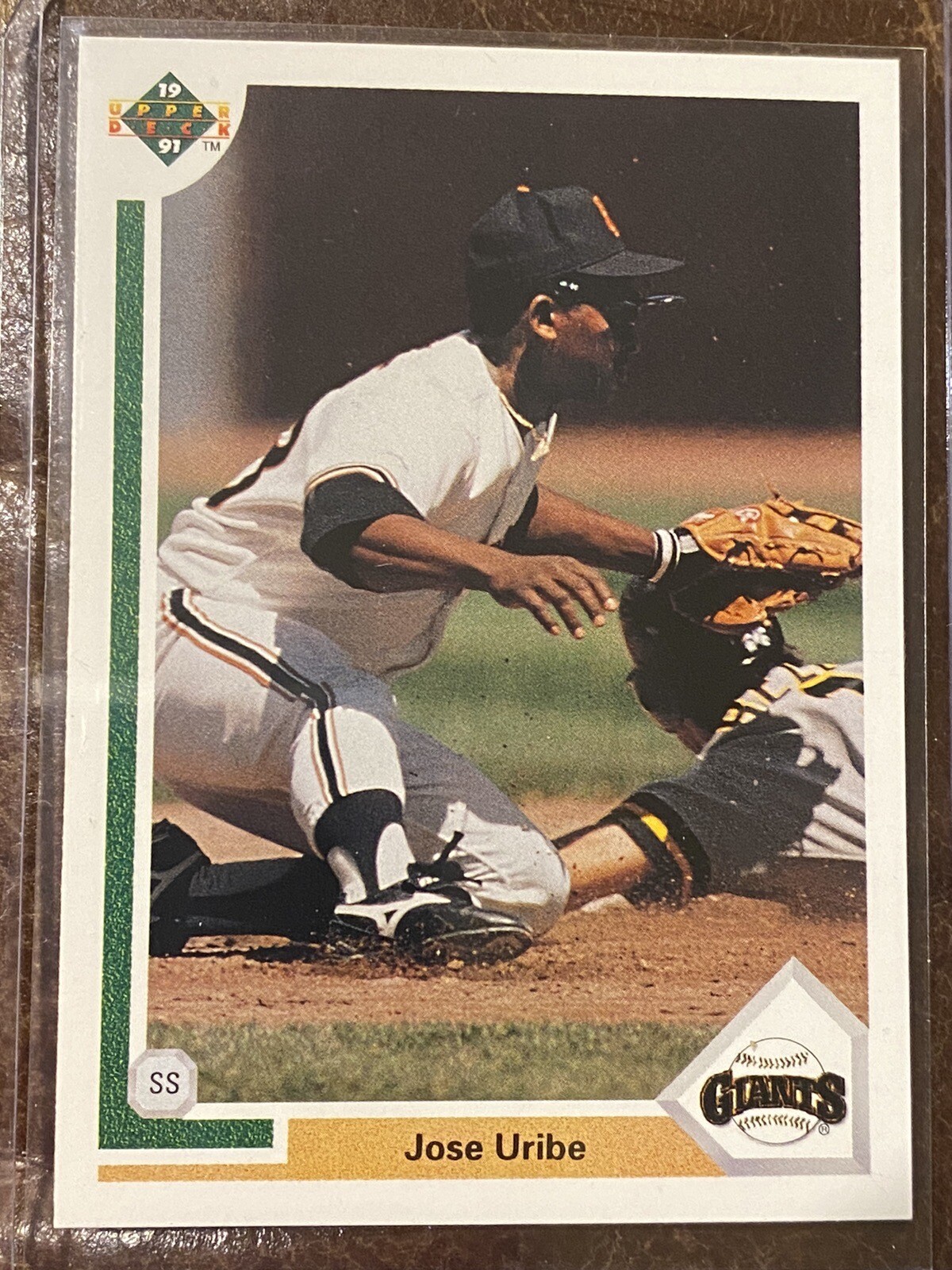 1991 Upper Deck #207 Jose Uribe Giants Birth Year Error Card GENUINELY ...