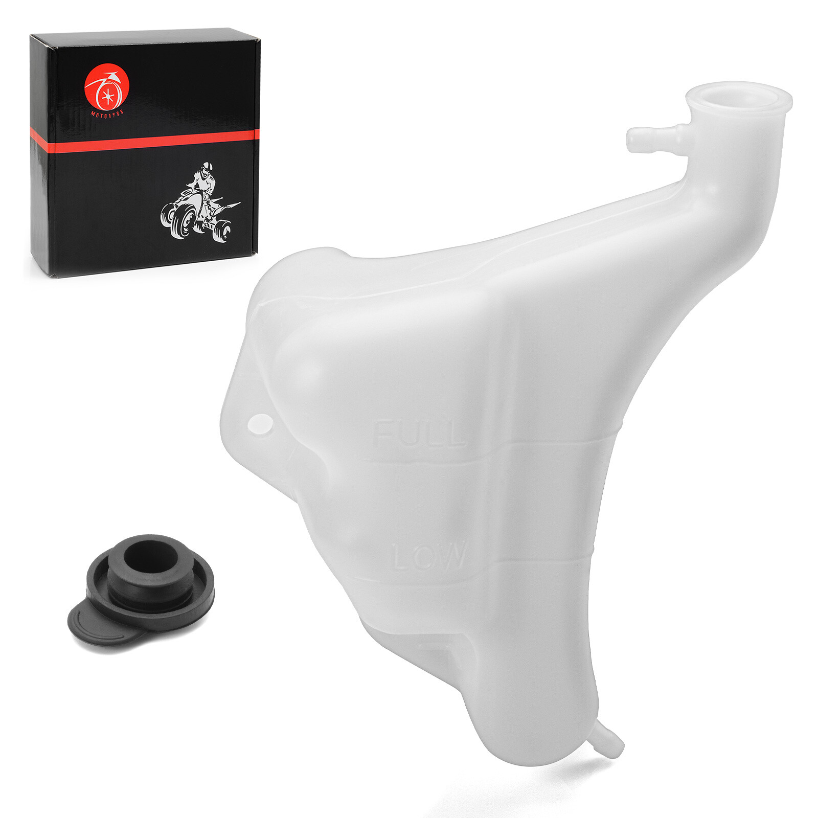 Overflow Coolant Recovery Tank & Cap for Yamaha Raptor 700 700R YFM700 ...