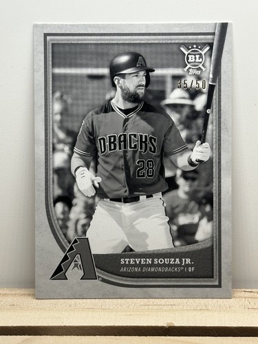 2018 Topps Big League - Steven Souza Jr. #155 Black and White /50 for ...
