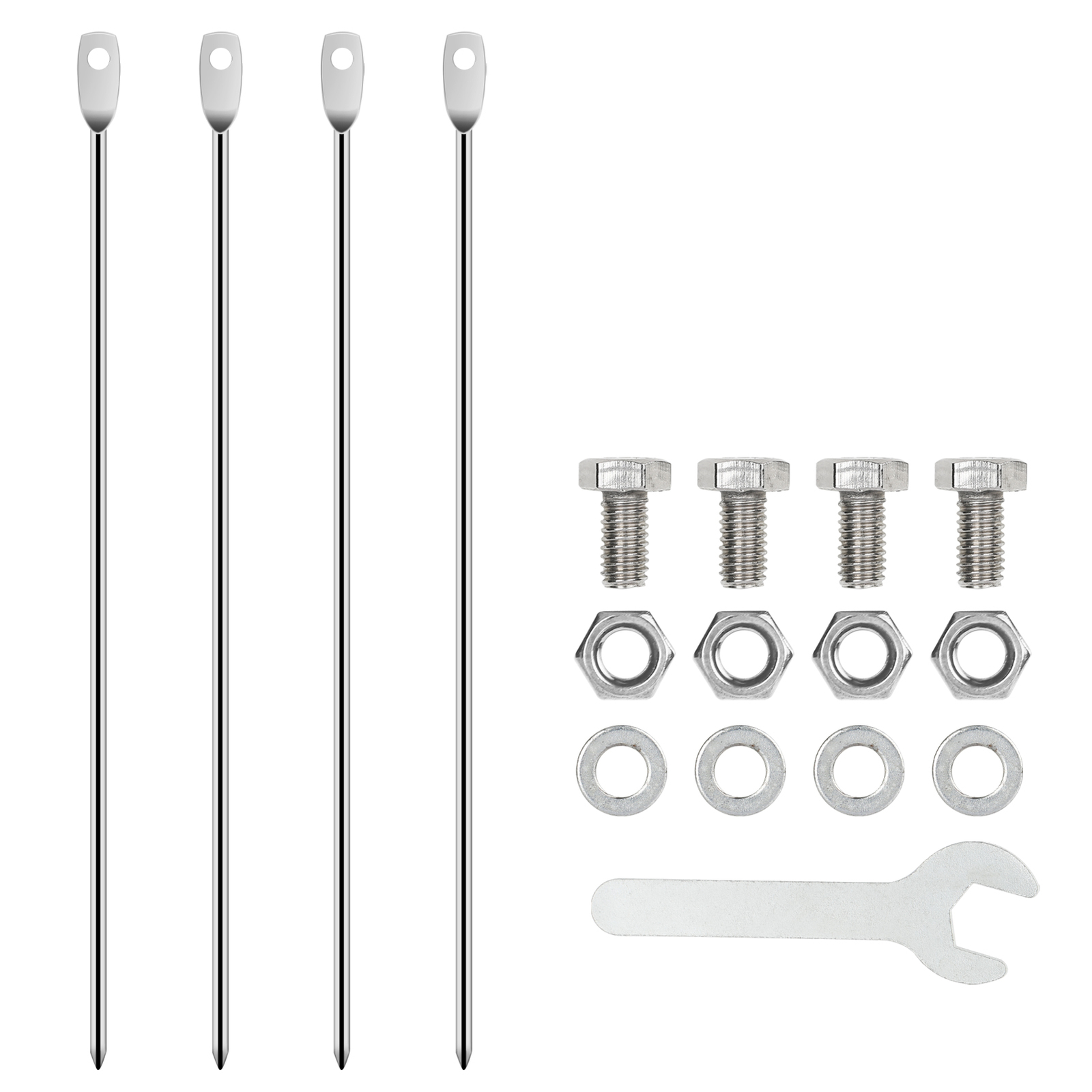 Long Yard Aluminum Sign Post Stake for Top of Post or Double-Sided Foam ...