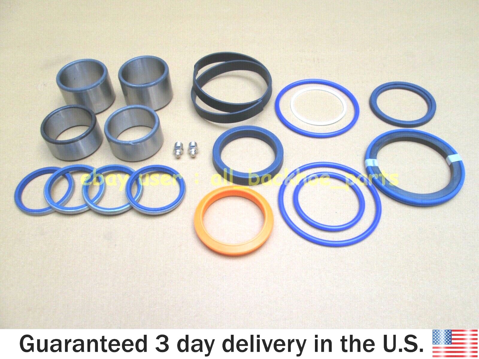 JCB MINI DIGGER - DIPPER RAM REPAIR KIT WITH SEAL KIT (809/00126 187 ...