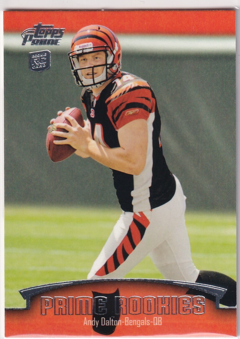 2011 TOPPS PRIME RC ANDY DALTON ROOKIE CINCINNATI BENGALS FOOTBALL JC ...