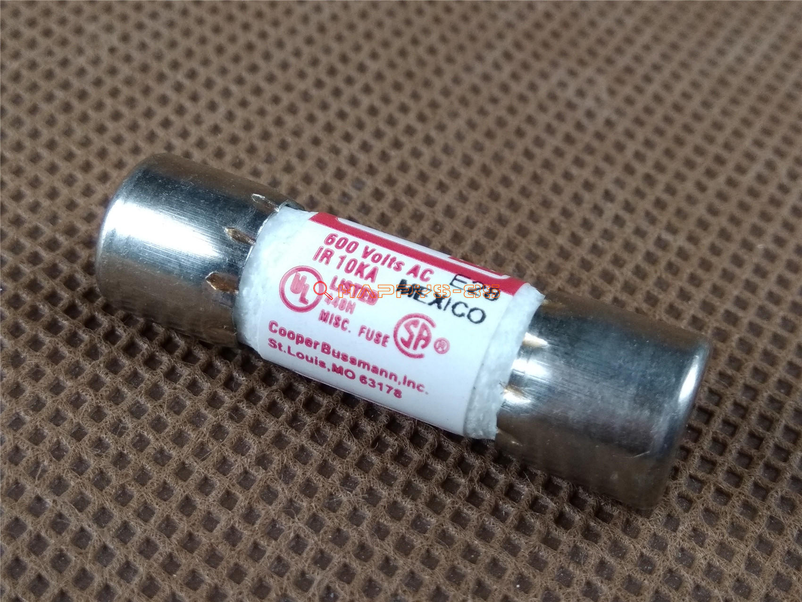 1PCS Bussmann Midget Non-Indicating Fuse BBS-8/10 (BBS-0.8) 0.8 Amp ...
