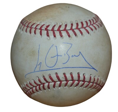 Lyle Overbay Autographed Game Used Baseball 05/15/2013 Steiner | eBay