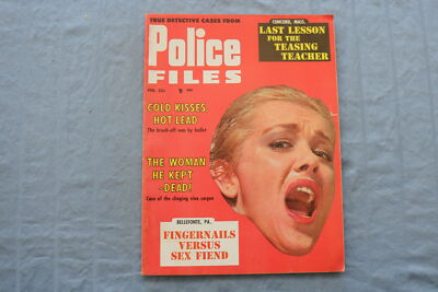 1958 FEBRUARY POLICE FILES MAGAZINE - LAST LESSON FOR TEACHER COVER ...