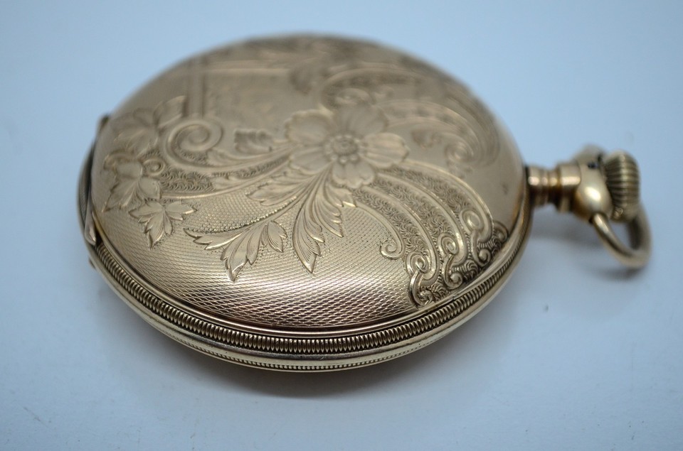 Fahys ? Conqueror 18s 18 Size Engraved Hunter Hunter's Case Pocket ...