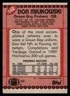 1990 Topps #142 Don Majkowski Green Bay Packers Football Card | eBay