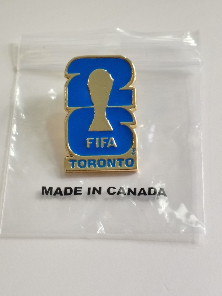 Toronto Canada 2026 FIFA World Cup Logo Pin, Football, Soccer | eBay
