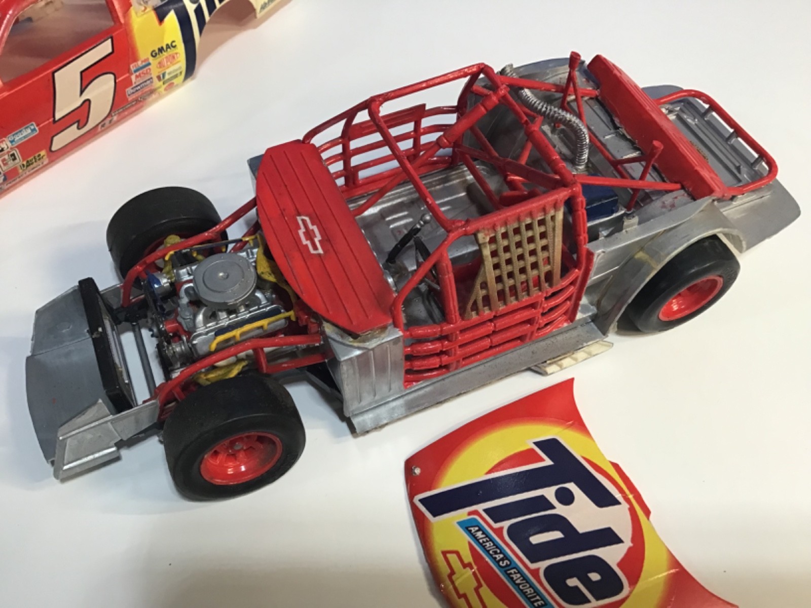 MODEL BUILT CARS CHEVY LUMINA #5 Ricky Rudd Tide NASCAR JUNKYARD | eBay
