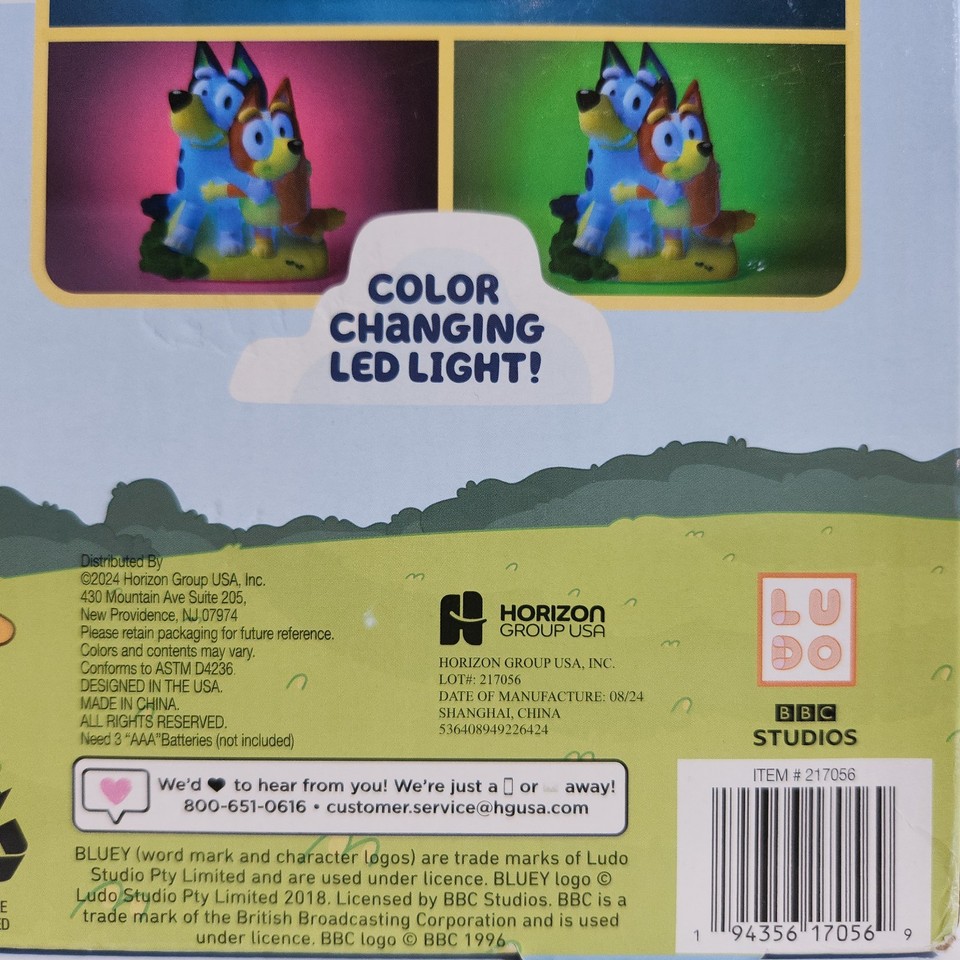 New Bluey Paint Your Own Light Up Figurine Night Light Craft Dog Bingo ...