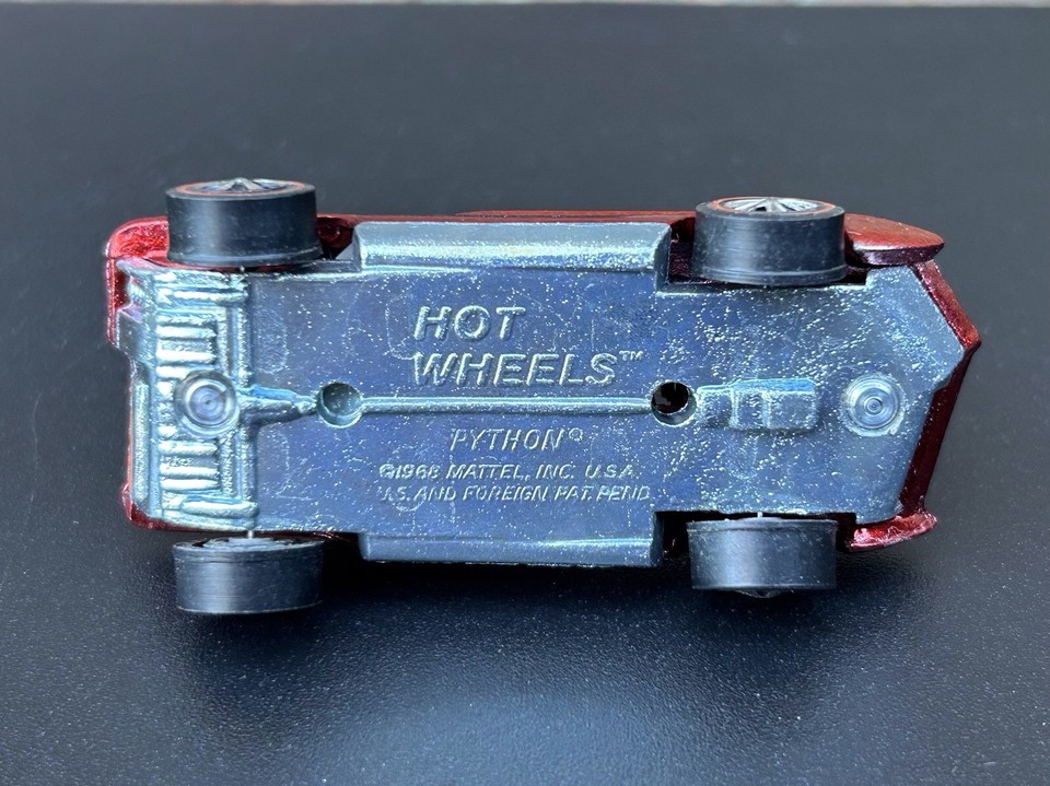 Hot Wheels Redline Python - Red USA w/White Interior! w/Card BP | eBay