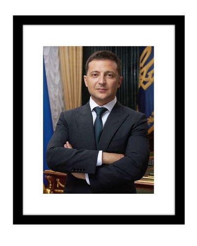 Volodymyr Zelenskyy 8x10 official photo portrait Ukraine president ...