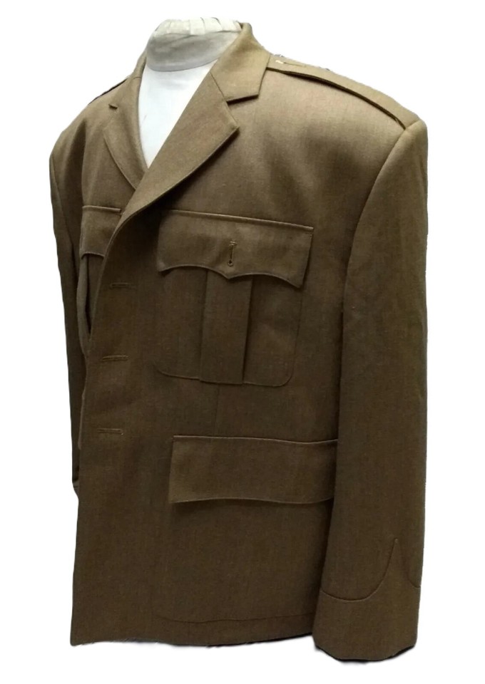 British No2 Dress FAD Jacket All Ranks Army Style Tunic No Buttons Size ...