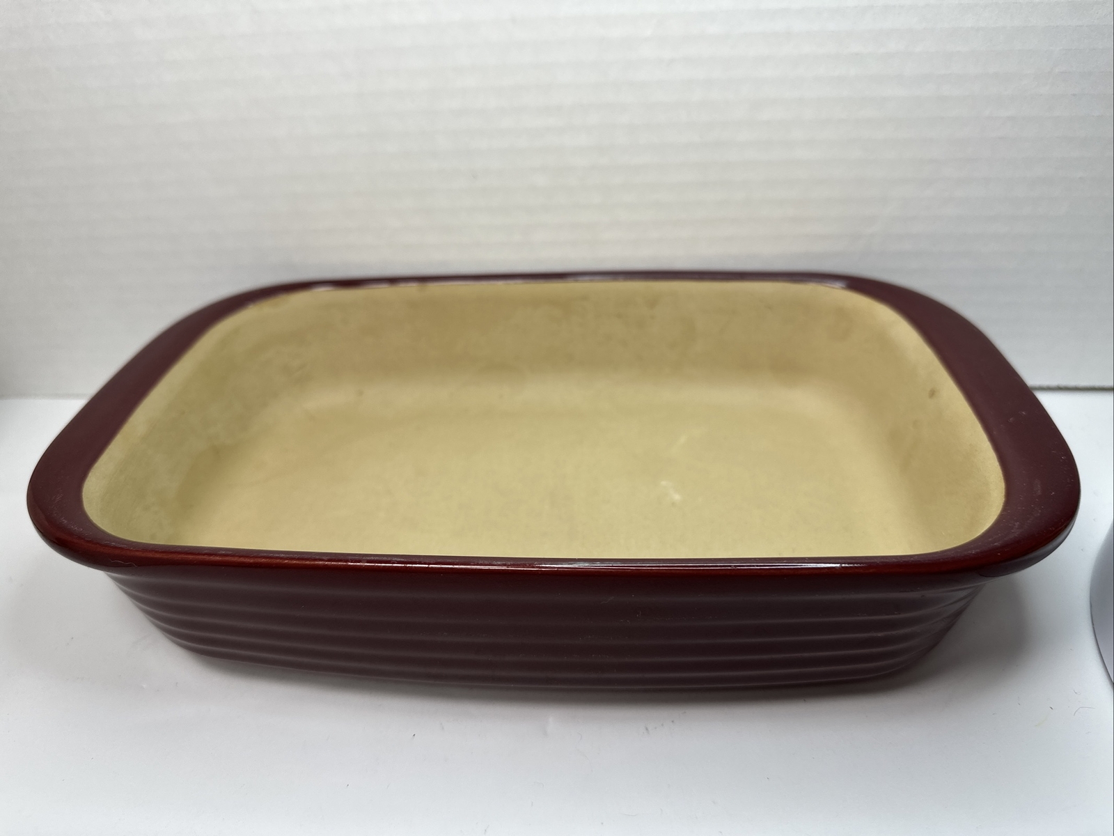 Pampered Chef Small Rectangle Baker 6x9 1378 Cranberry Baking Dish | eBay