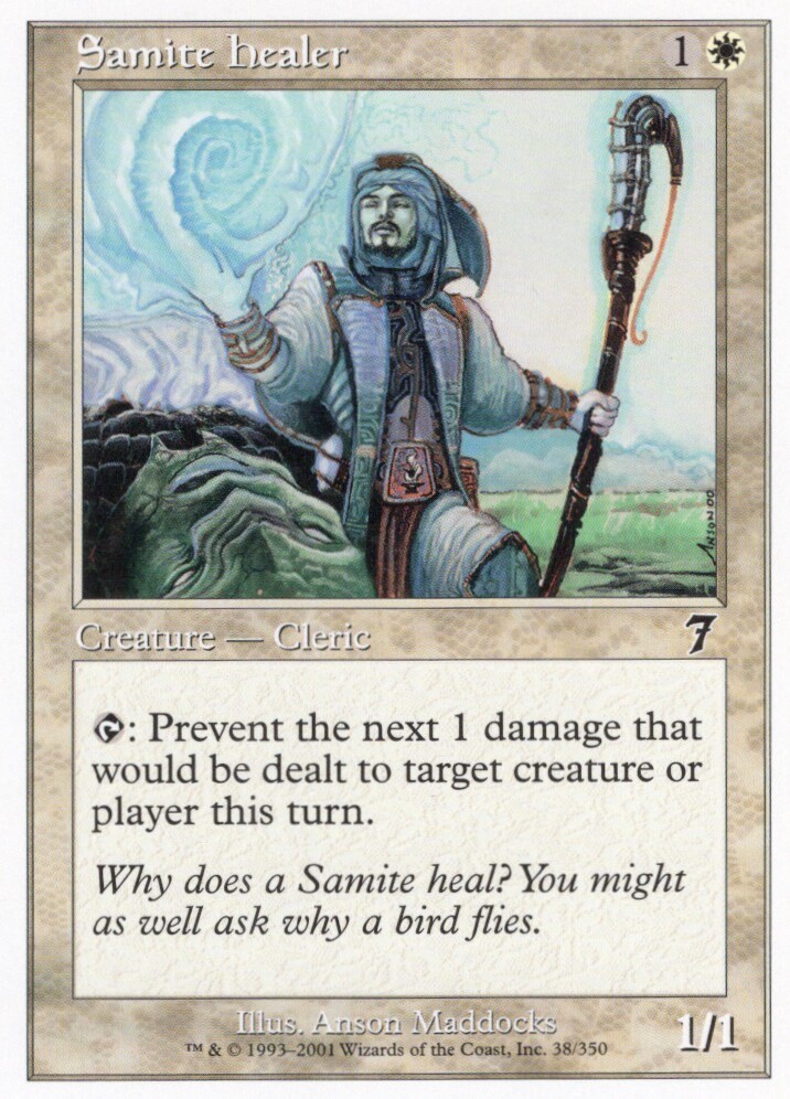 SAMITE HEALER 38/350 7TH SEVENTH MTG MAGIC MP (yourdeckbuilder) | eBay