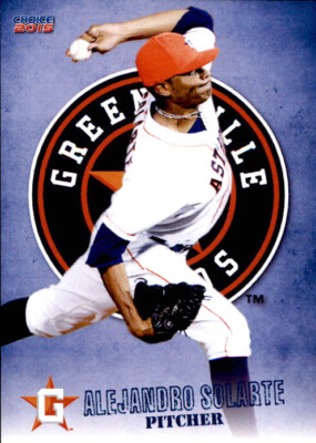 2015 Greeneville Astros Choice #27 Alejandro Solarte Maracaibo ...