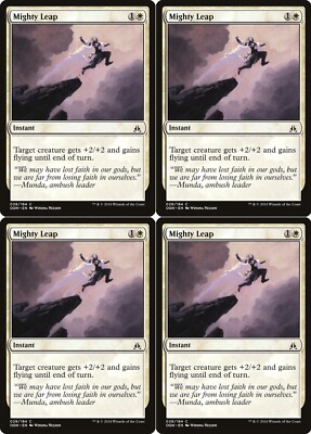 Mighty Leap X4 Oath of the Gatewatch MTG Magic the Gathering NM/LP 2Fire Games | eBay