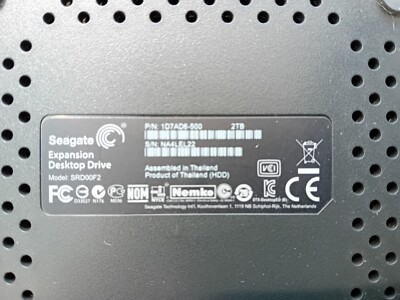 Seagate SRD00F2 2TB USB Expansion Desktop External Hard Drive. Black ...