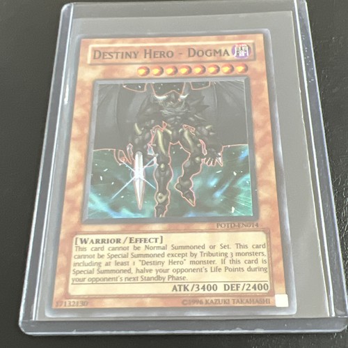 YUGIOH POTD-EN014 DESTINY HERO DOGMA ULTIMATE RARE | eBay