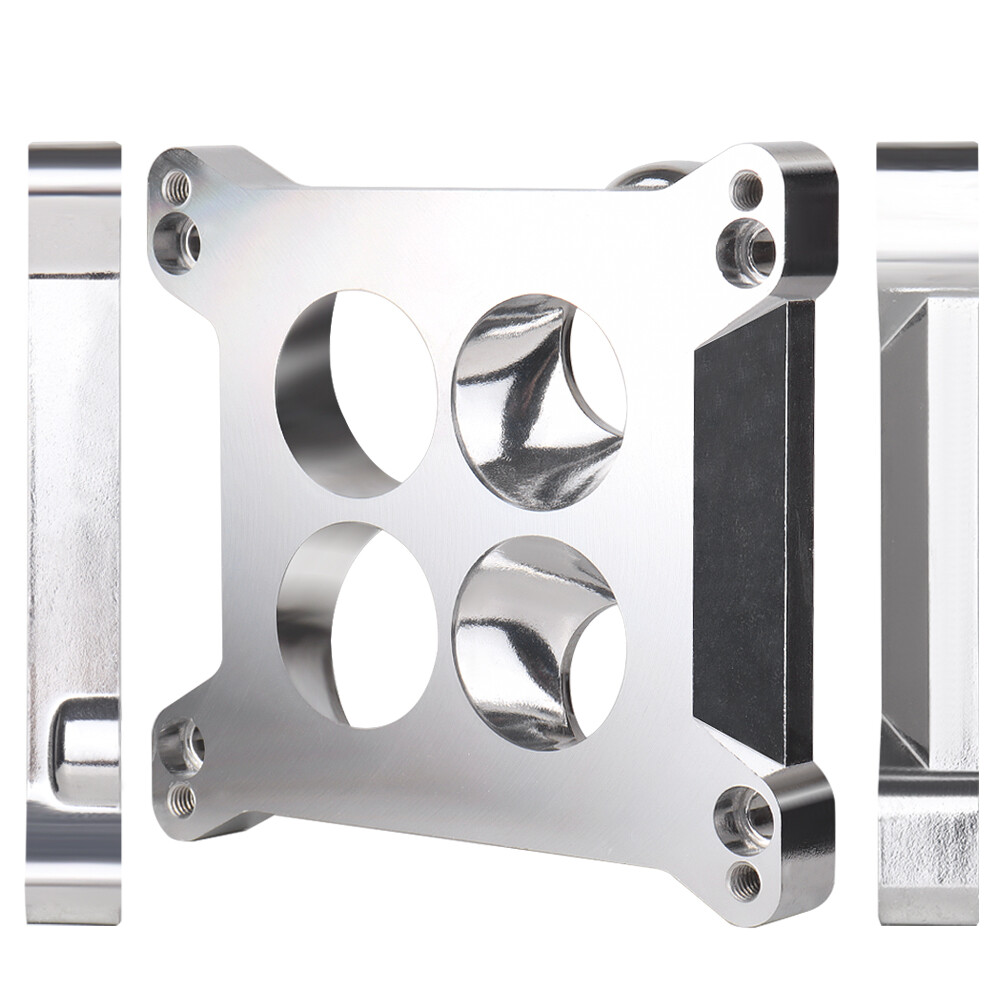 Carburetor Adapter 2696 for Edelbrock Four-Hole Square to Spread-Bore 0 ...