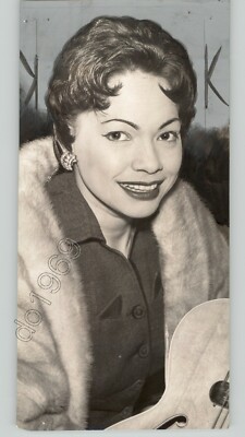 Musician MARY KAYE Poses W/ Guitar, Promotional Portrait, Vtg. 1954 ...