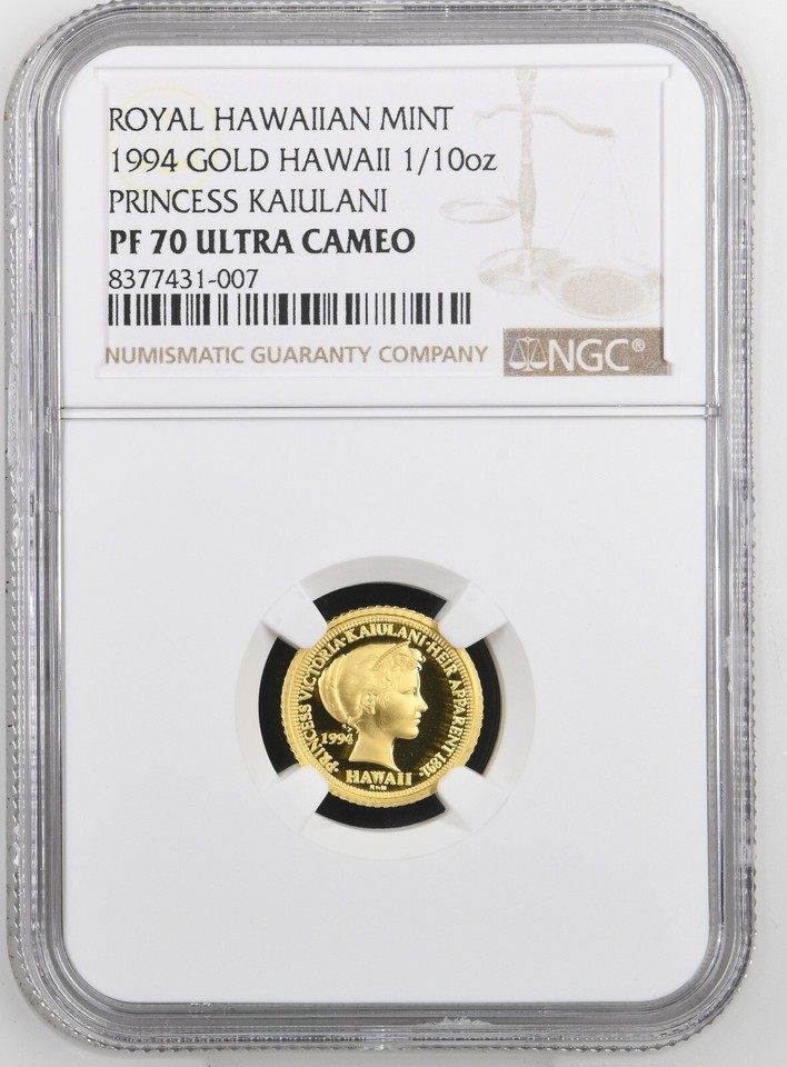 Hawaii - 1994 RHM - 4pc GOLD & SILVER SET - NGC ULTRA CAMEO - FINEST ...