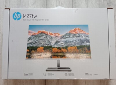 HP M27fw Monitor 27" FHD IPS, White, 5ms Response Time AMD FreeSync ...