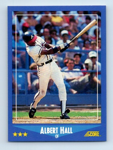1988 Score Albert Hall Atlanta Braves #148 | eBay